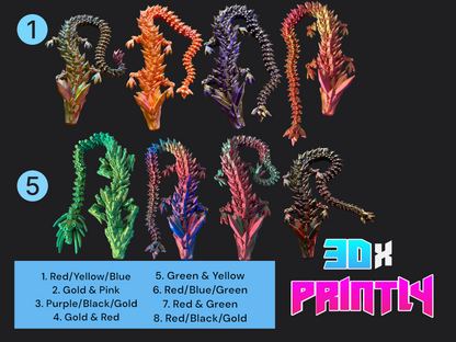 Hog Nose Snake - Matmire Makes 3D Design - Rainbow / Color shift PLA ...